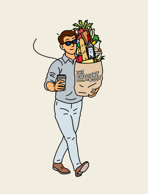 The Grocery Post - Jon Hinds Illustration